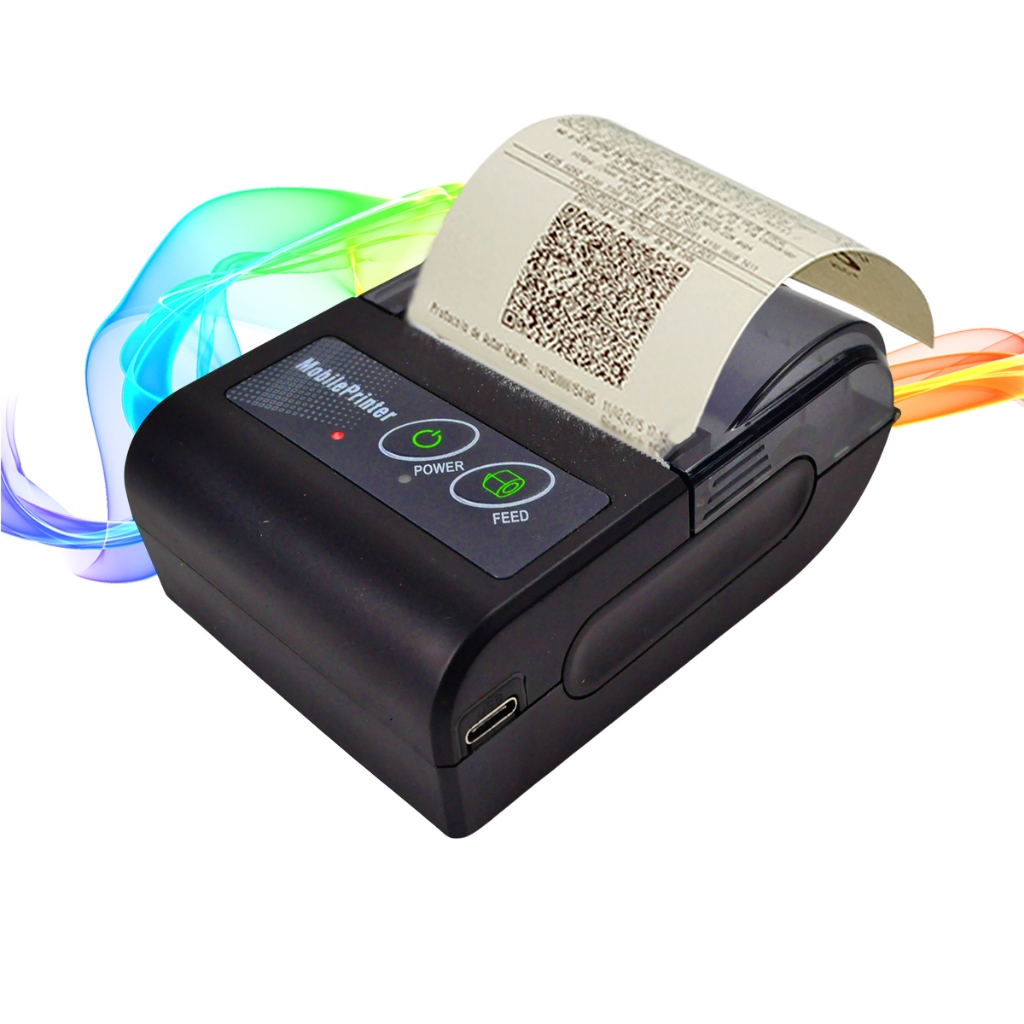 Mini Impressora Portatil Bluetooth Termica 58mm Android Ios | Shopee Brasil