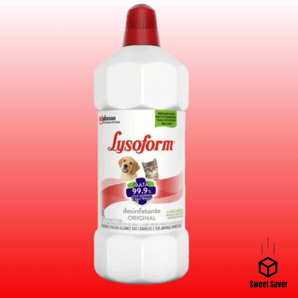 Desinfetante Lysoform Original Pets - 1L | Shopee Brasil