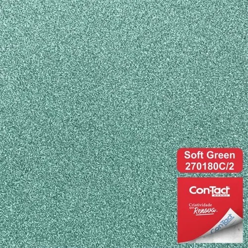 Papel Adesivo Contact Gliter Soft Green 45cm X 2 Metros | Shopee Brasil