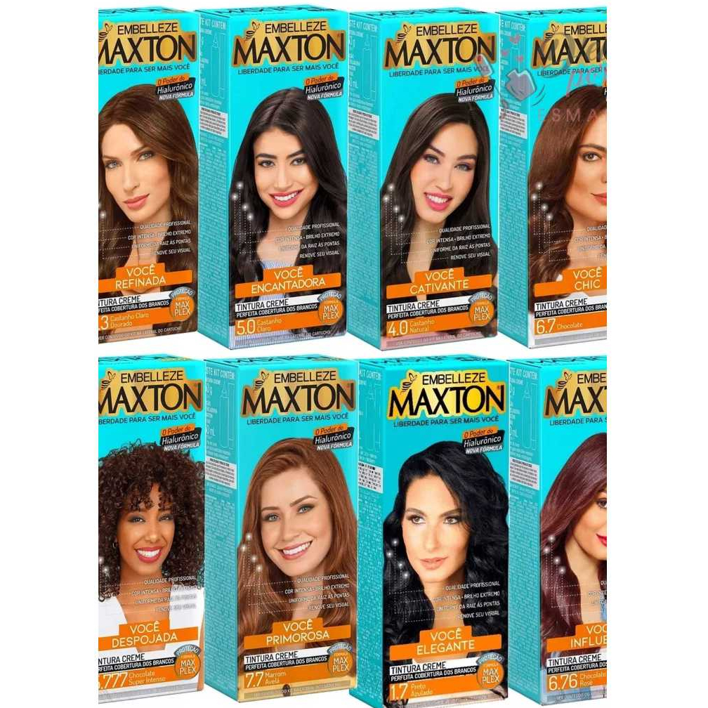 Coloração Maxton 50g Várias Cores - Embelleze (Escolha sua cor ...
