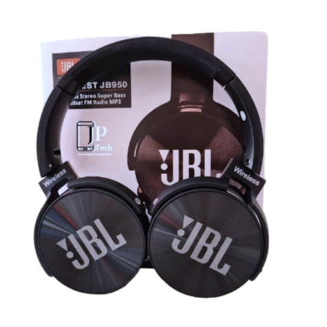 Fone Ouvido Bluetooth Sem Fio JBL Everest JB950 Cor Preto | Shopee Brasil