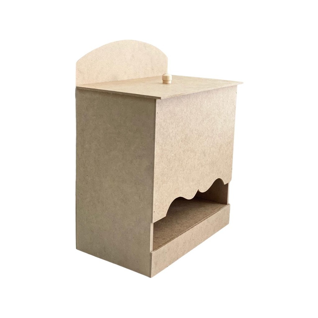 Porta Fralda Liso Madeira MDF | Shopee Brasil