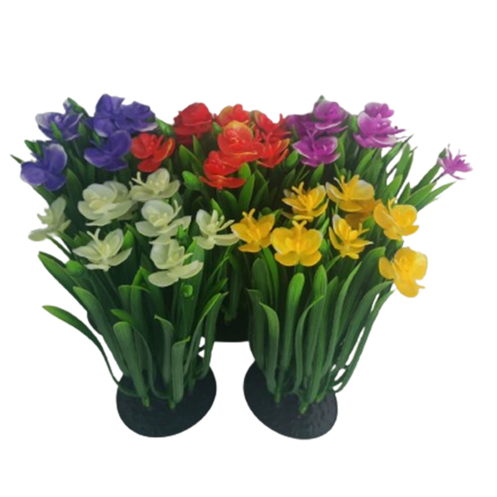 Mini Buquê de Capim C/Flor Planta Artificial Flores Artigo de Decoração ...