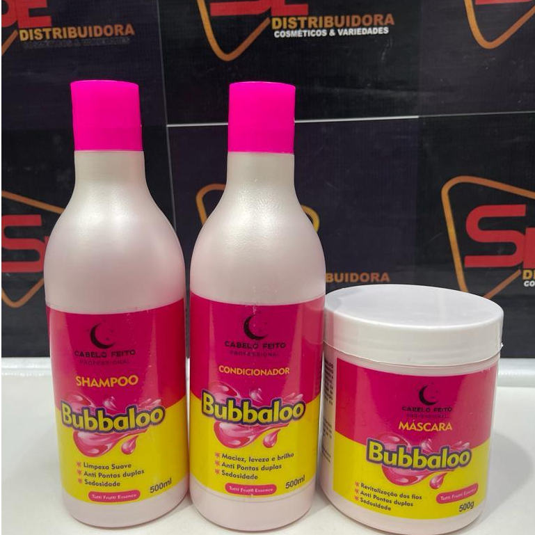 Kit Capilar Babaloo Recupera O Brilho E Maleabilidade Dos Fios Cabelo ...