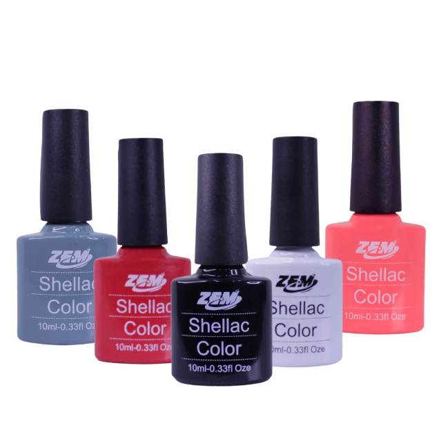 Esmalte Em Gel Shellac 0.33fl Oze 10ML Zem | Shopee Brasil
