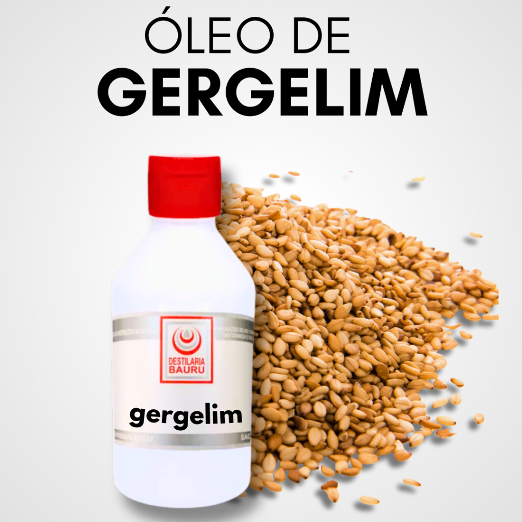 Óleo de Gergelim Torrado 100% Puro Vegetal Extra Virgem Prensado Frio ...