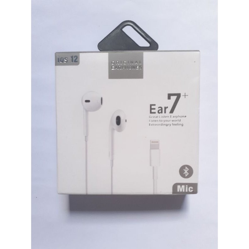 Fone De Ouvido Para iPhone 7 8 plus X Lightning Bluetooth Apple com ...