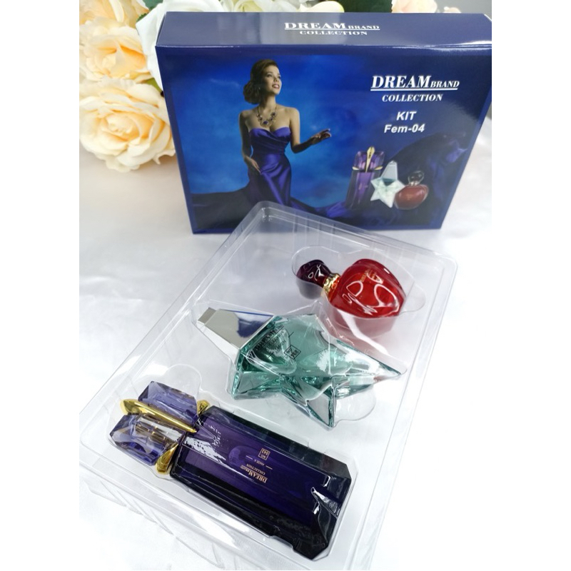 kit fem 04 - 25 ml | Shopee Brasil