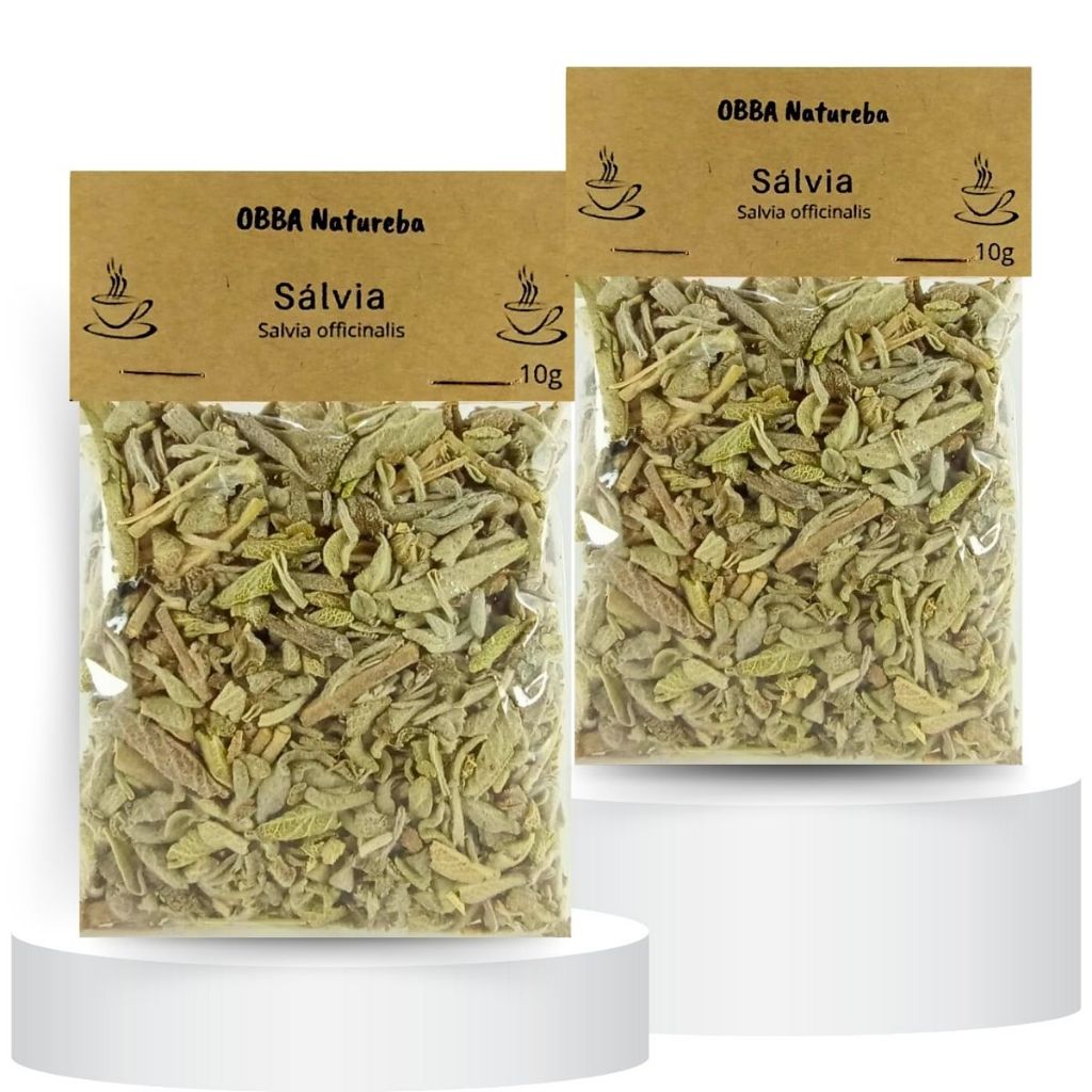Chá Sálvia | 100% Natural Próprio para Chá Kit com 2 pacotes - Envio ...