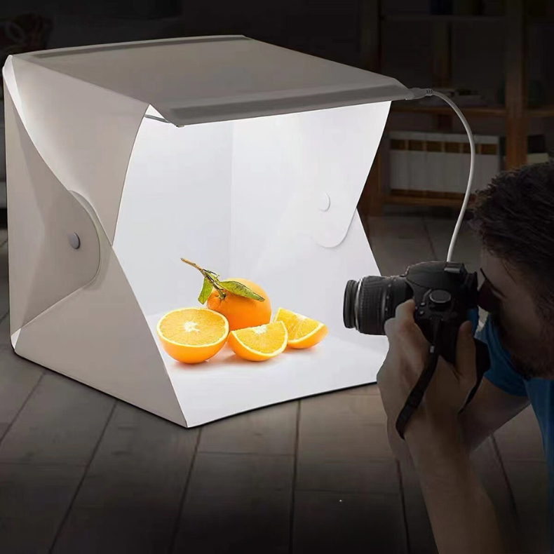 Mini Estúdio Fotográfico Portátil Studio Photo Led 20 X 20 | Shopee Brasil
