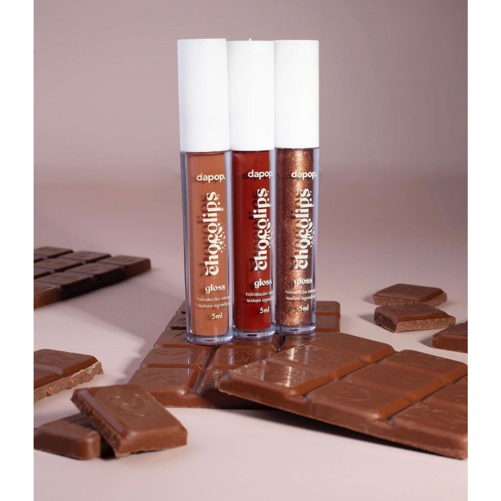 Gloss Chocolate Chocolips Dapop | Shopee Brasil