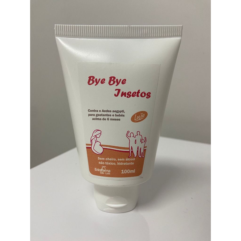 Creme Repelente Bye Bye Insetos Entrefarma 100ml | Shopee Brasil