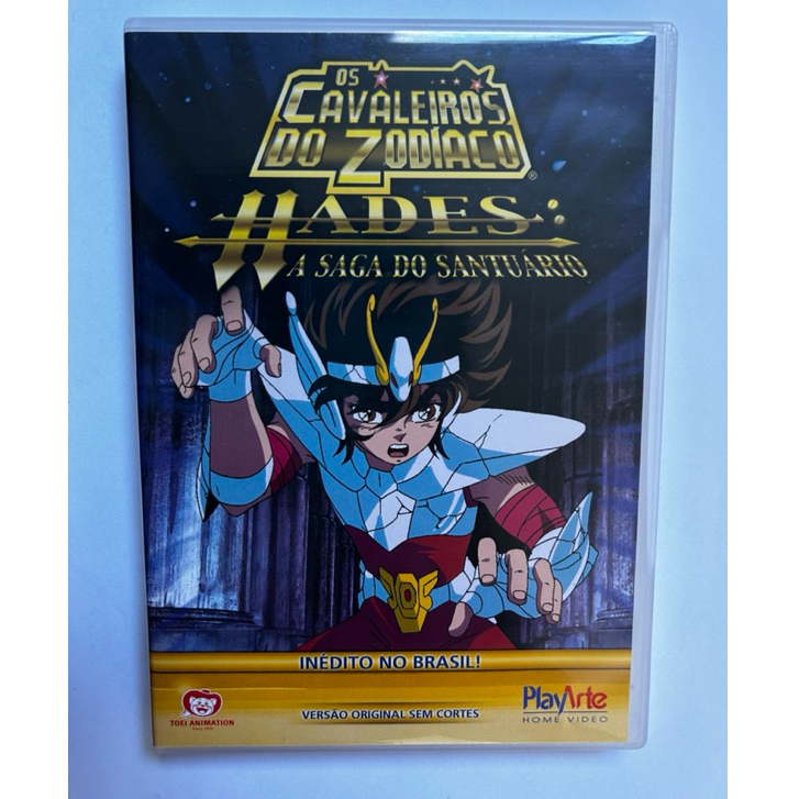 DVD Original - Os Cavaleiros do Zodíaco - Hades: A Saga do Santuário (Volume 1) | Shopee Brasil