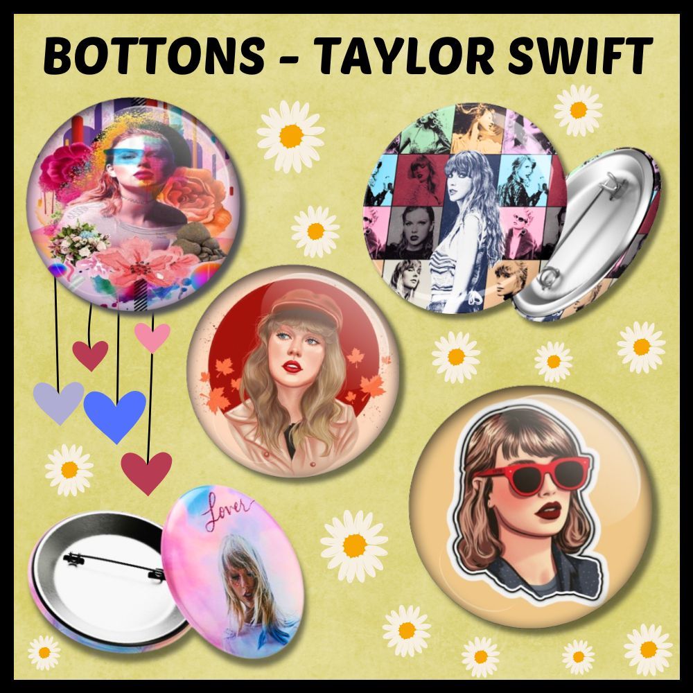 Botton Taylor Swift era tour boton botons buton butons broche | Shopee ...