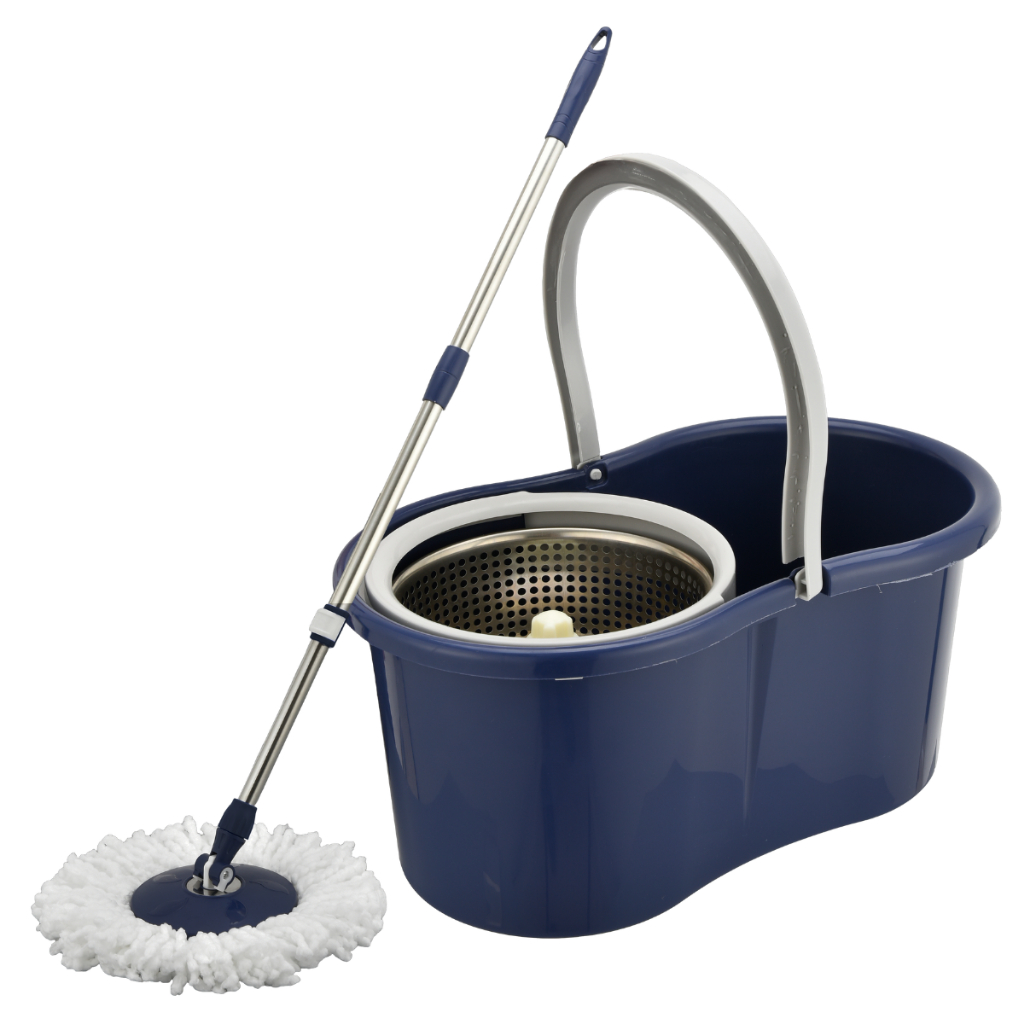 Mop Giratório Tornado Perfect Pro Condor Cesto Inox Cor Azul Centrifuga ...
