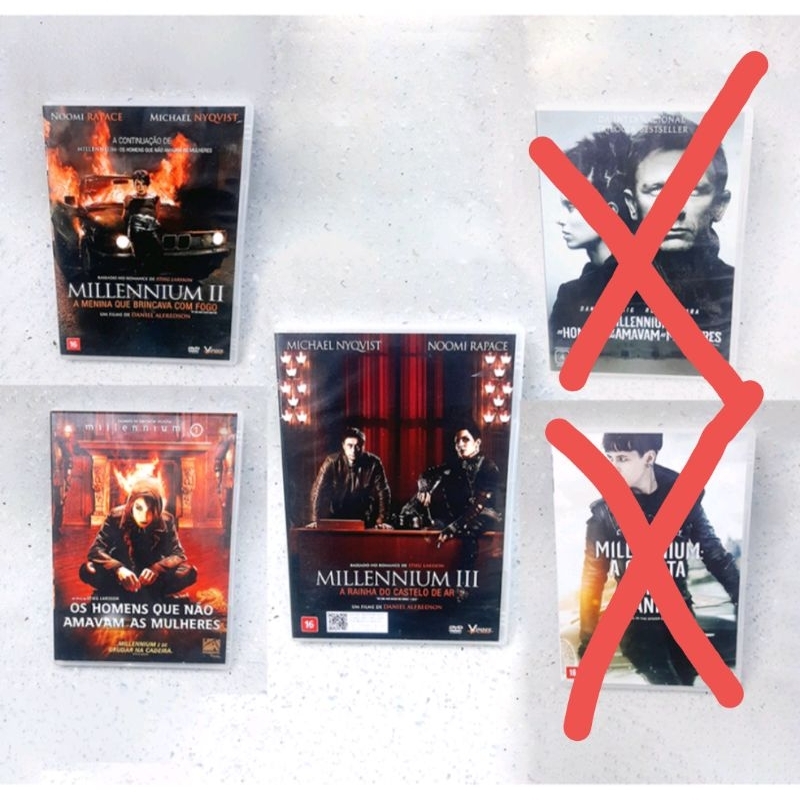 Dvds Millennium - Dvds Originais - Daniel Alfredson | Shopee Brasil