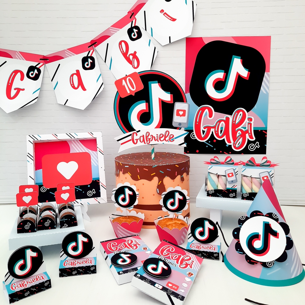 Kit festa em Casa TIK TOK | Shopee Brasil