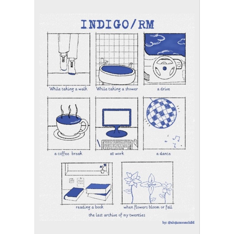 Poster Indigo RM | Shopee Brasil