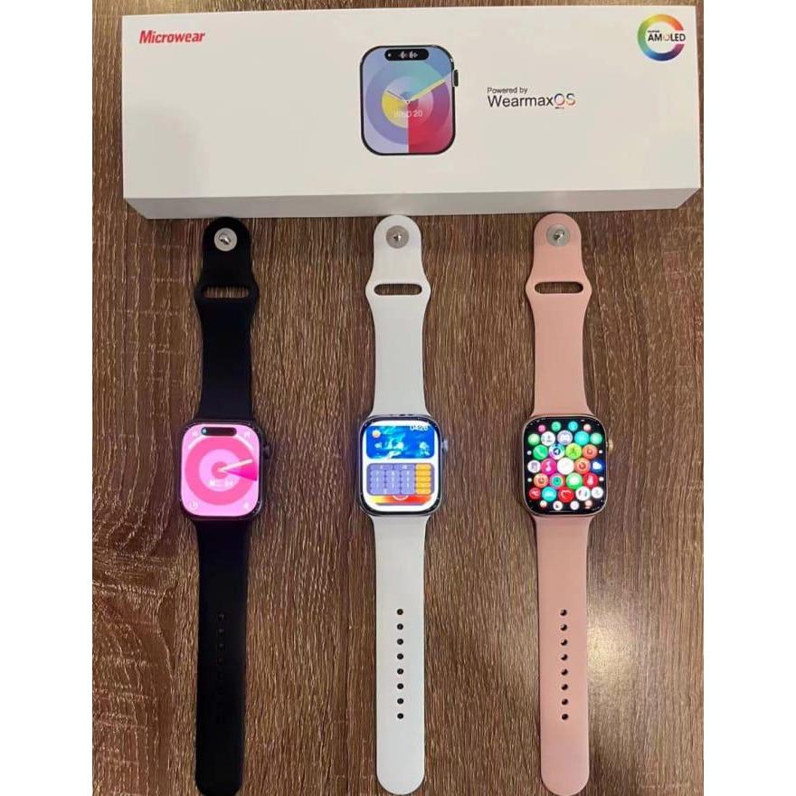 Novo W99+Microwear SmartWatch 10 Bluetooth De 45mm Chamada SmartWatch ...