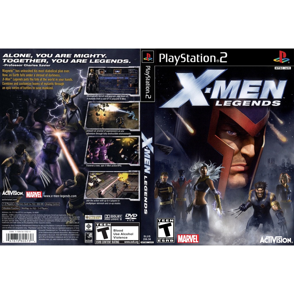 Ps2 X-Men Legends Capa Hd | Shopee Brasil