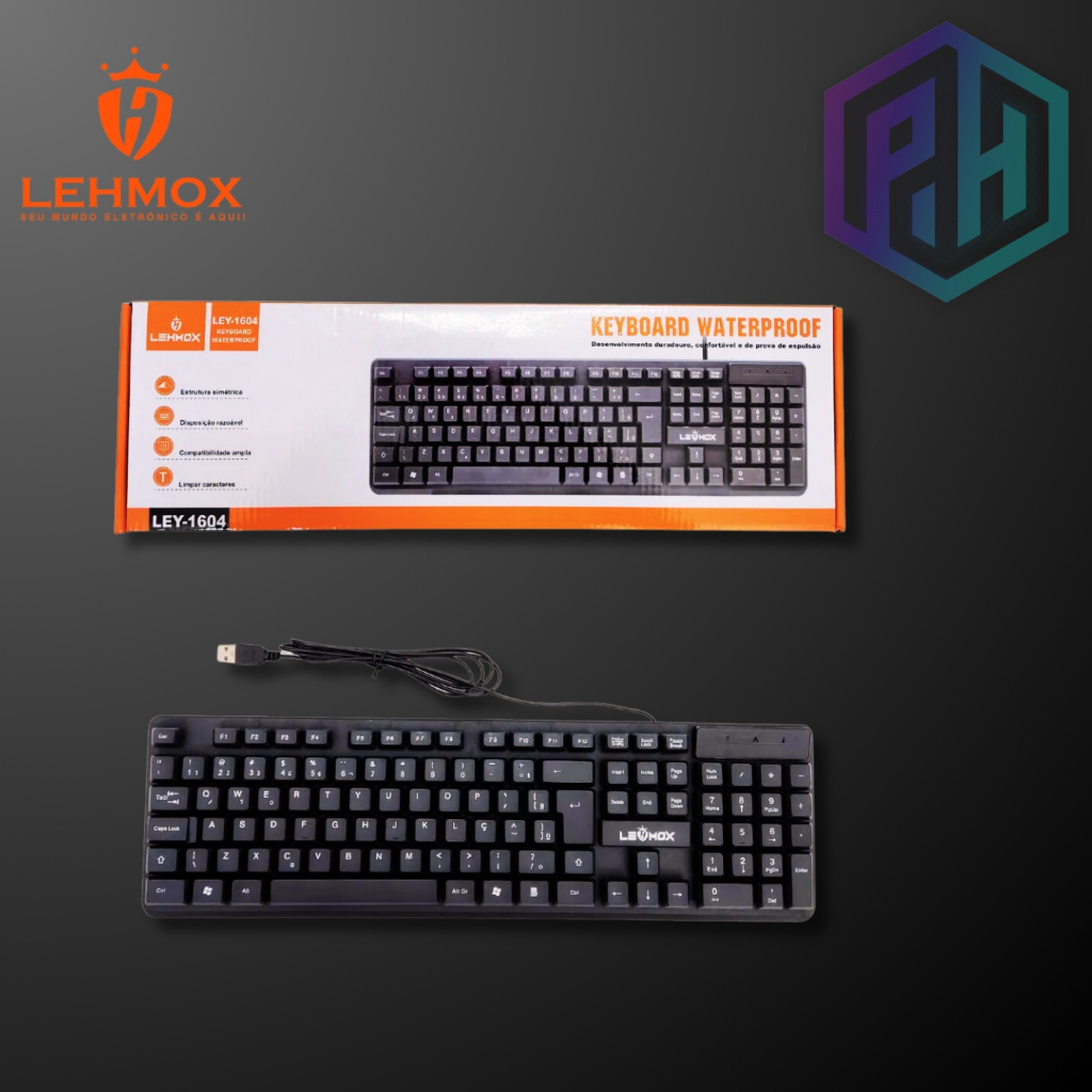 TECLADO LEHMOX LEY-1604 | Shopee Brasil