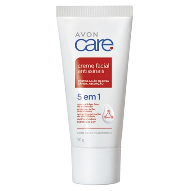 Creme Facial Hidratante Antissinais 5 em 1 Avon Care 20g | Shopee Brasil
