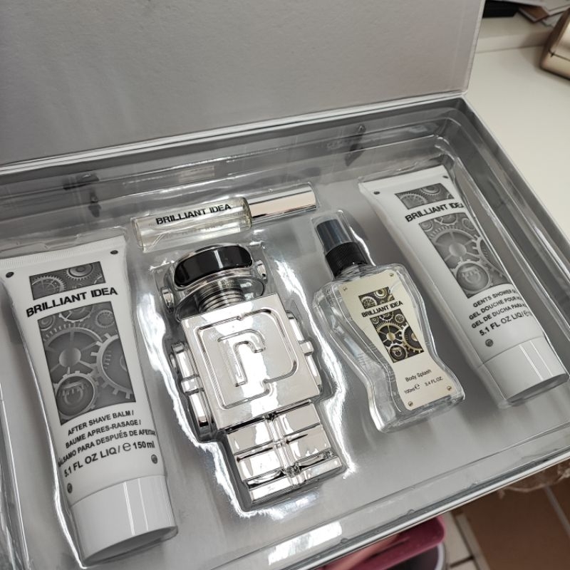 Kit perfume masculino fanton robô 5 itens | Shopee Brasil