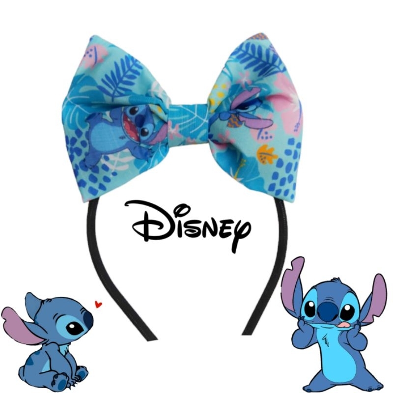 Tiara Laço Grande Stitch Lilo d Stitch Disney | Shopee Brasil