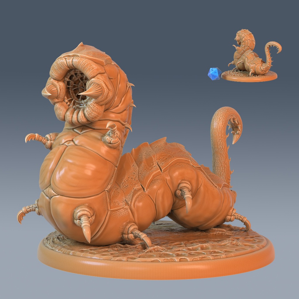 Miniatura RPG - Worm (Verme) | Shopee Brasil