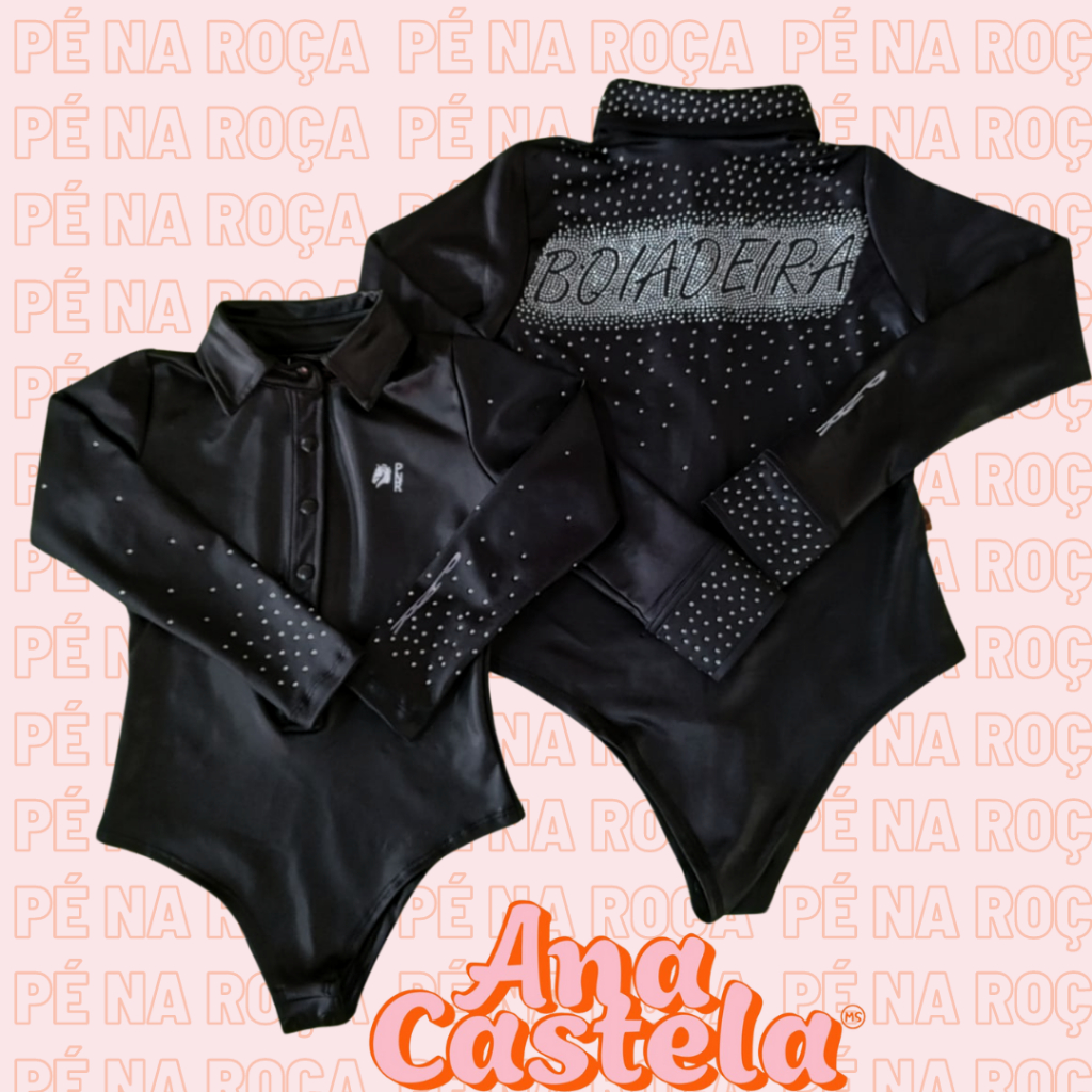 Body Ana Castela cirrê boiadeira infantil Pé na Roça Cia Country ...