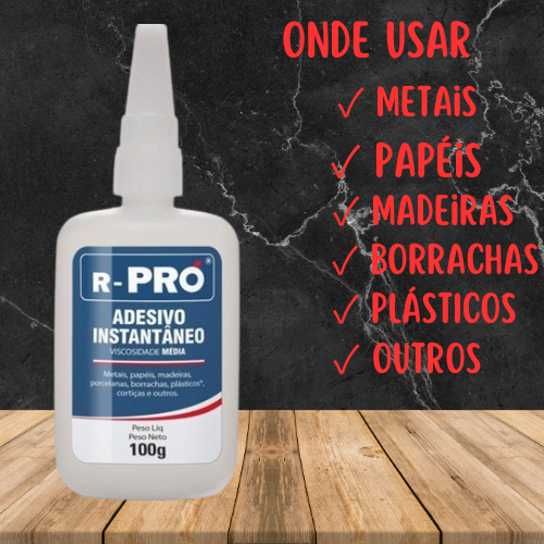 Super Cola Instantânea Multiuso Ultra Rápida Grande R-pró 100g | Shopee ...