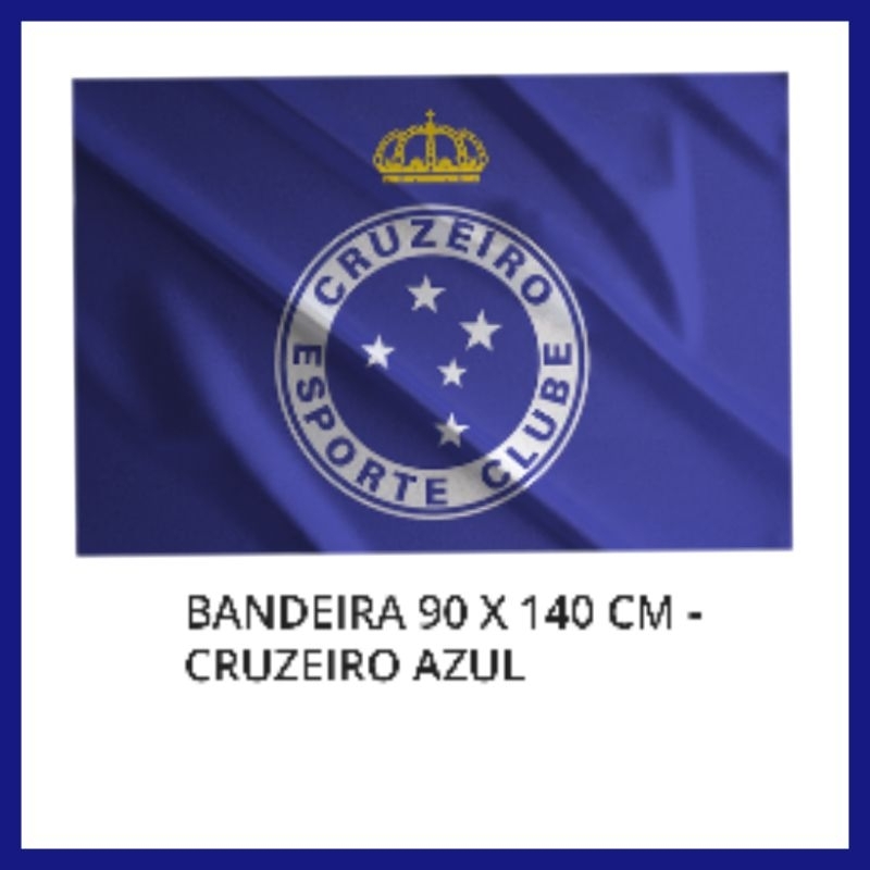 Bandeira do Cruzeiro Azul Time Grande Futebol | Shopee Brasil