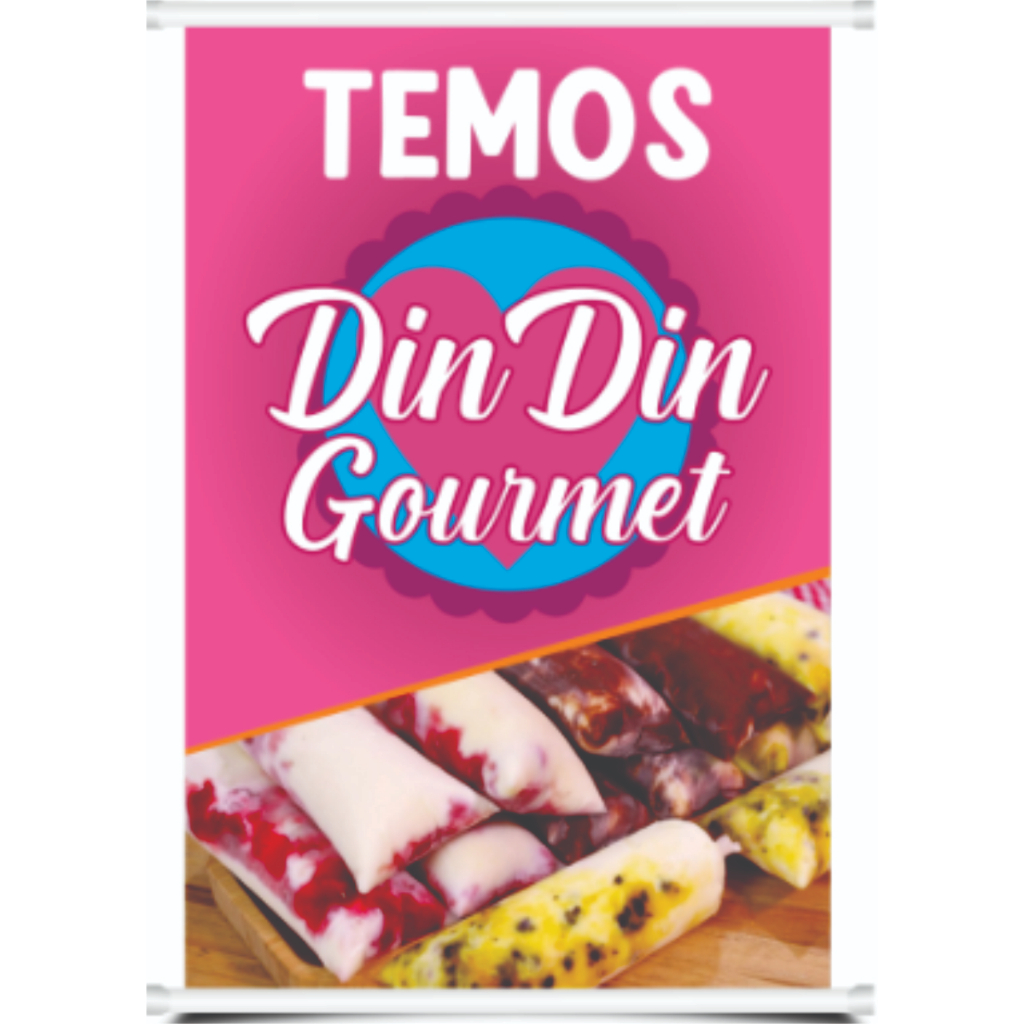BANNER ARTE PRONTA - TEMOS DIN DIN GOURMET | Shopee Brasil