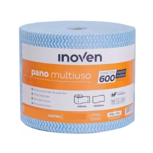 Rolo de 600 Panos Perflex Multiuso 20x40 Azul para Todas as ...