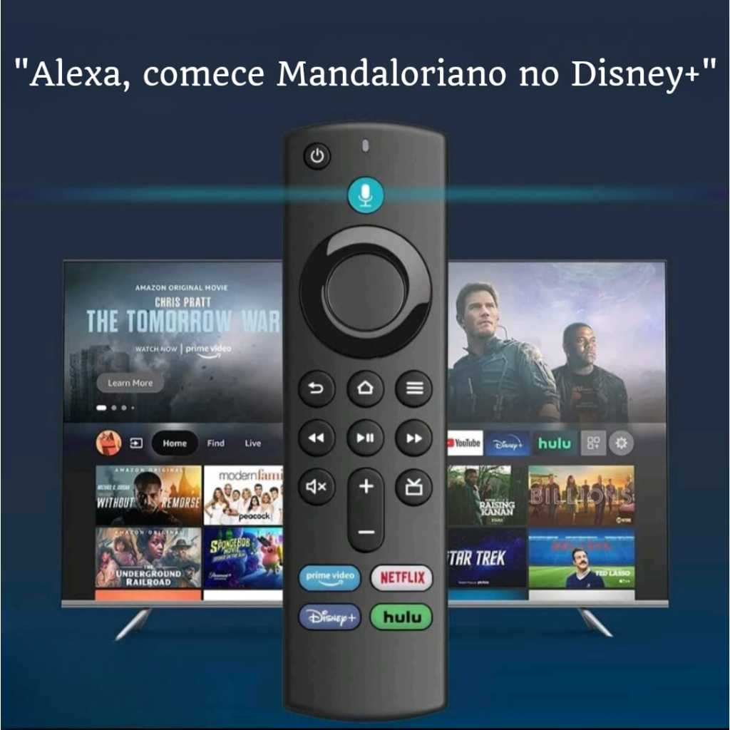 controle Para Fire Stick Amazon TV 4K , 2a Geração , 3a Alexa(com ...