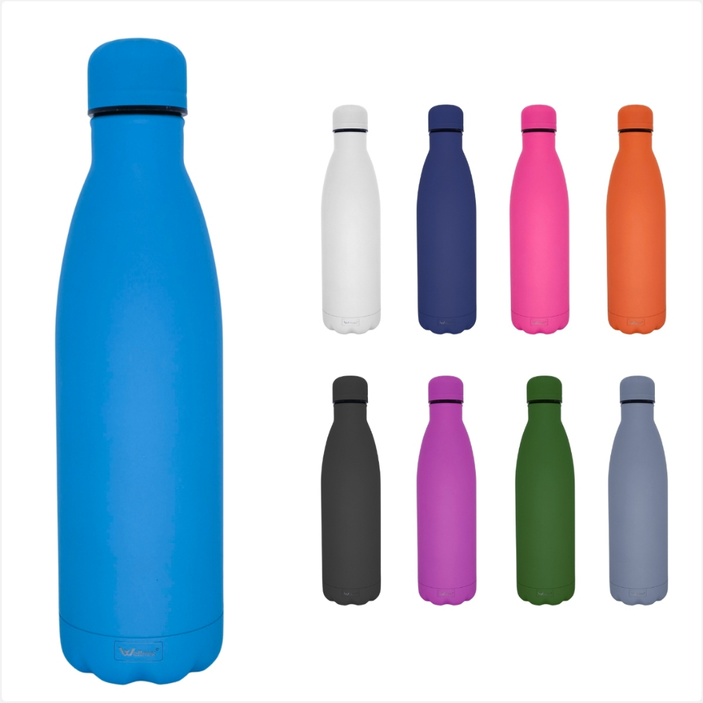 Garrafa Térmica D'Água Squeeze Lisa 750ml Em Aço Inox | Shopee Brasil