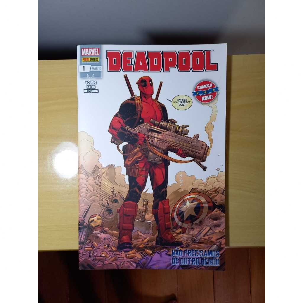 HQ - Deadpool - Volume 1 ao 4 - 2019 | Shopee Brasil