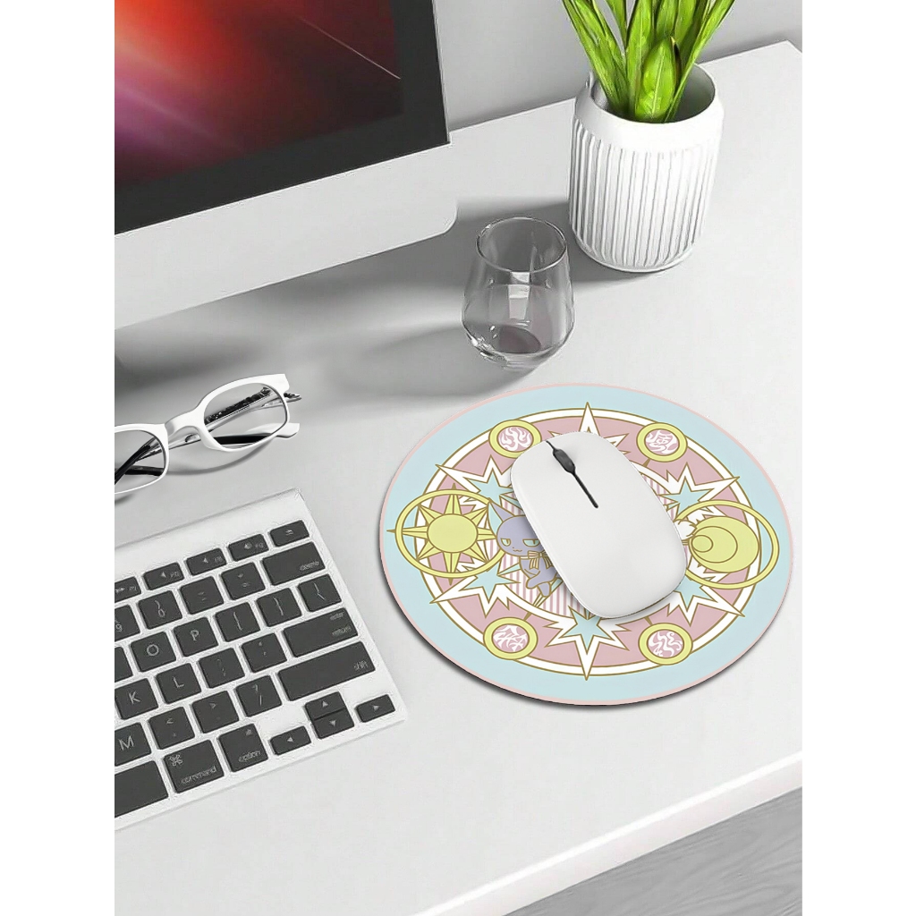 Mouse Pad Redondo Fofo 20x20cm Tema SCC | Shopee Brasil