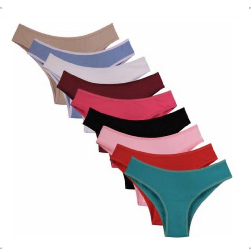 Kit 5 Calcinhas Microfibra Conforto | Shopee Brasil