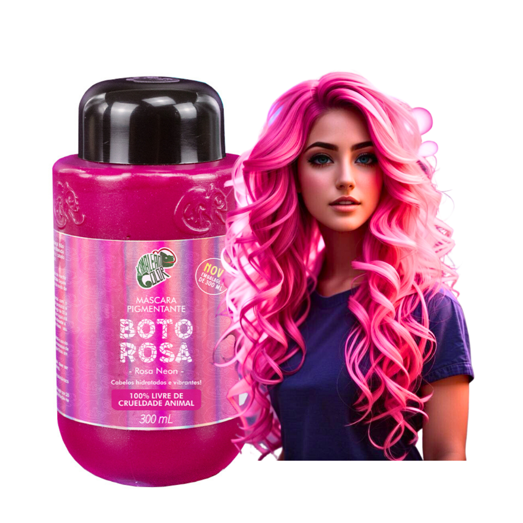 Máscara Pigmentante Boto Rosa 300ml Kamaleão Color Camaleão Cor ...