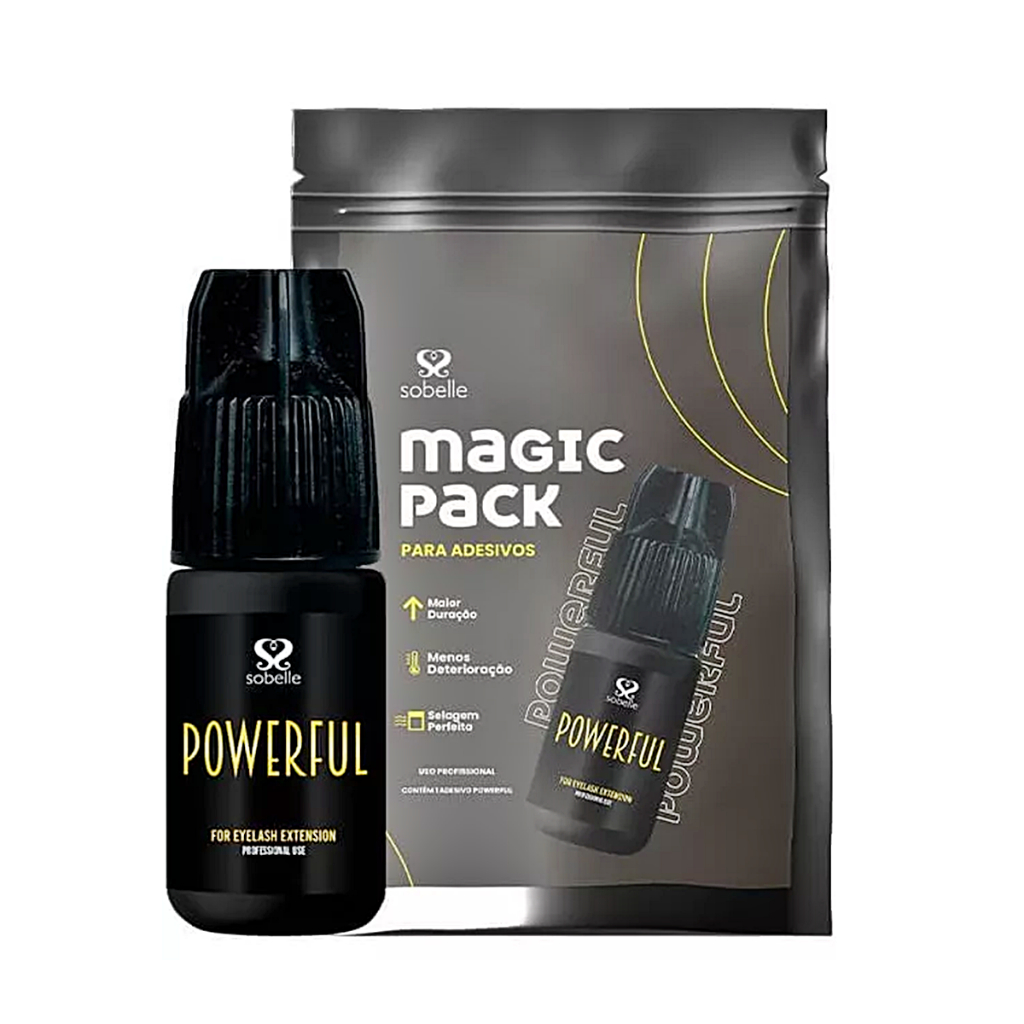 Cola Para Extensão De Cílios Sobelle Powerful 3ml | Shopee Brasil