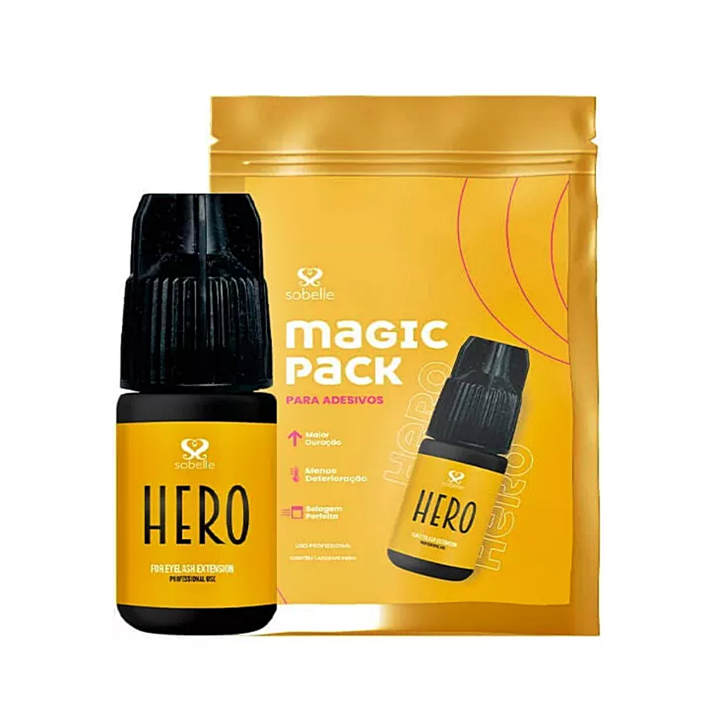 Cola Para Alongamento De Cílios Sobelle Hero - 3ml | Shopee Brasil