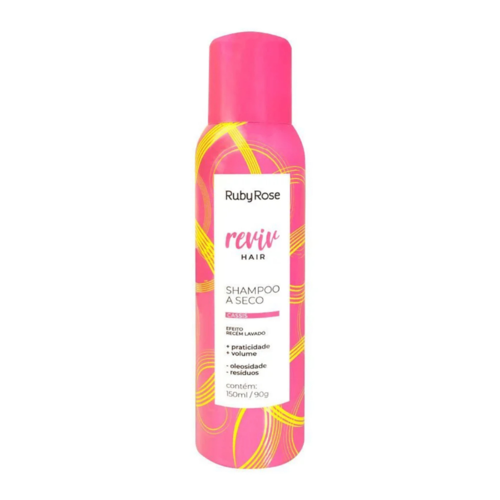Shampoo Á Seco Pink Wishes Reviv Hair - Ruby Rose | Shopee Brasil