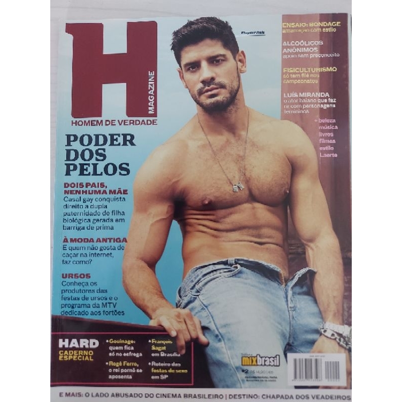 Revista gay: H MAGAZINE - n°2 | Shopee Brasil