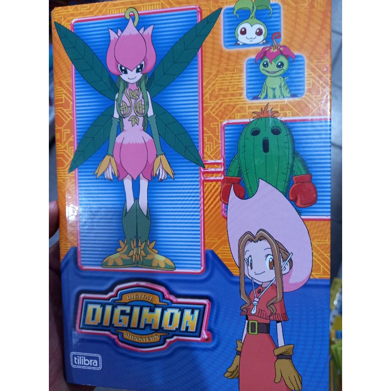 Caderno Digimon Capa Dura 1/4 96 folhas - Tilibra - Vintage raro anos 2000 | Shopee Brasil