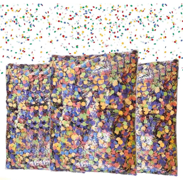 Kit com 5 pacotes de Confetes Carnaval Papel Decoração | Shopee Brasil