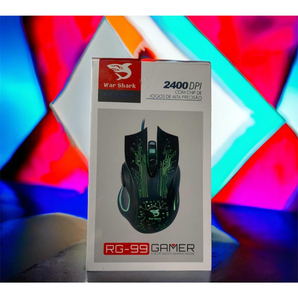 Mouse Gamer War Shark | Shopee Brasil