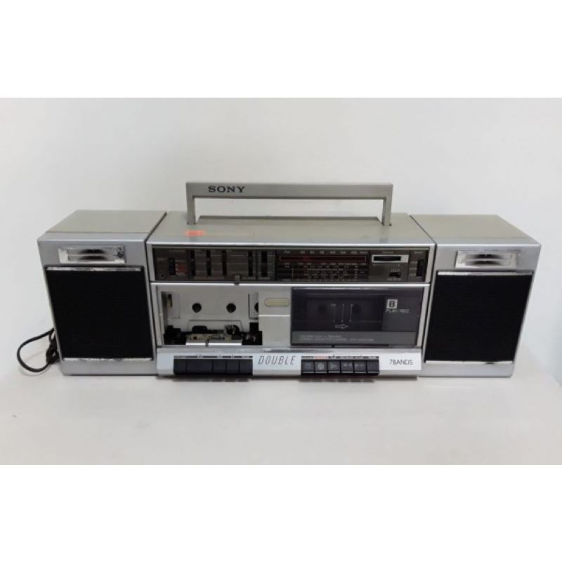 Sony Cfs W400 Sbs - Rádio Toca Fitas (lê Anúncio) | Shopee Brasil