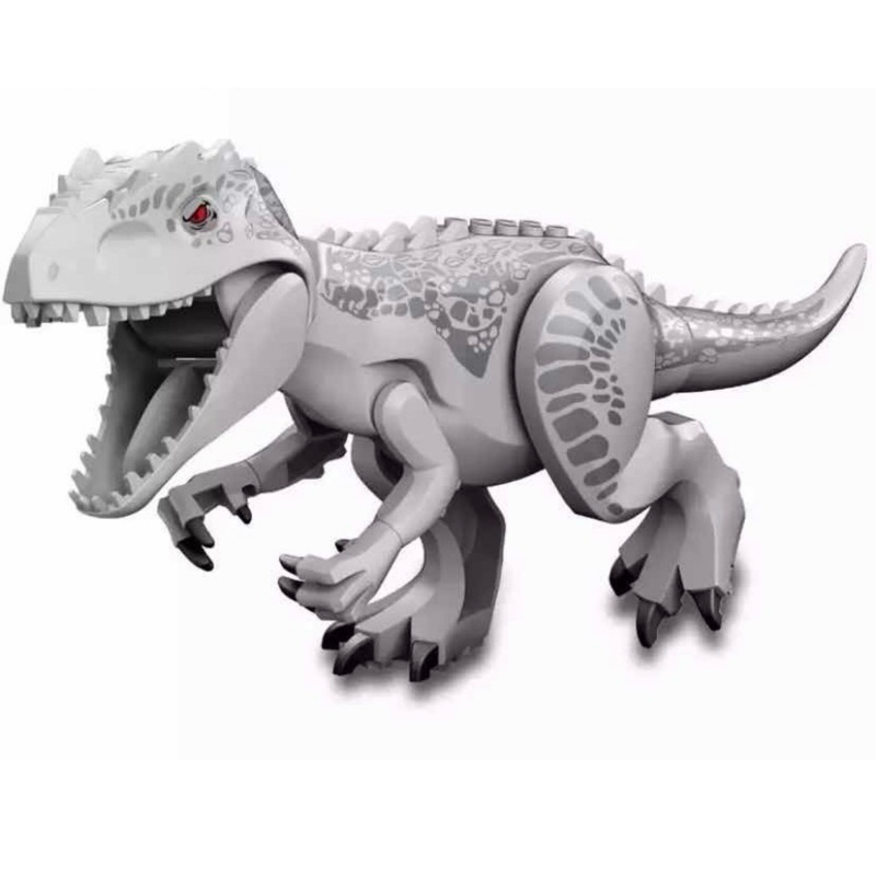 Dinossauro Indominus Red Cinza Grande de Montar Lego | Shopee Brasil