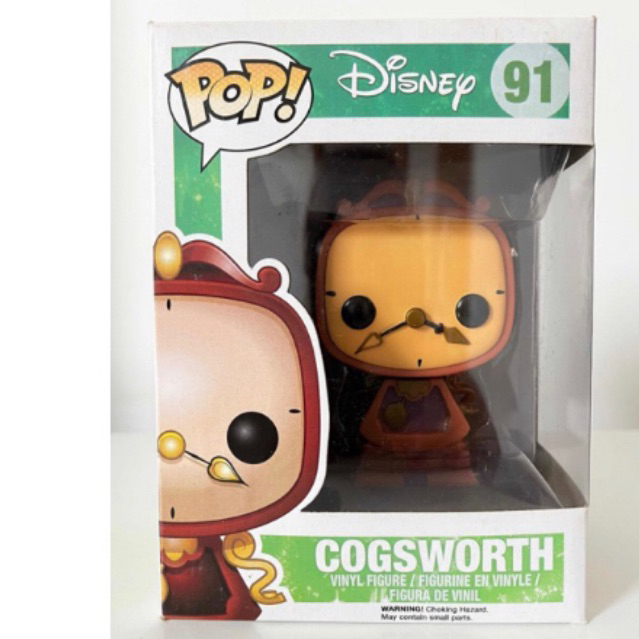 Funko Pop Cogsworth 91 A Bela e a Fera | Shopee Brasil